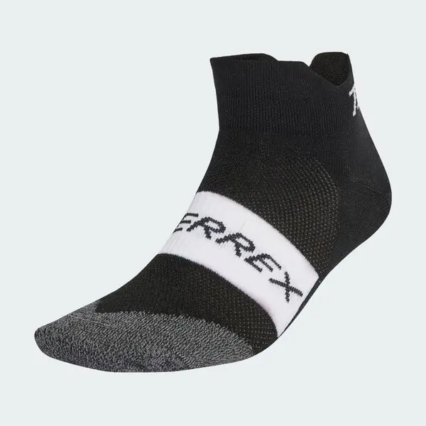 Adidas Terrex Heat.rdy Trail Running Speed Ankle Socks - Black / White