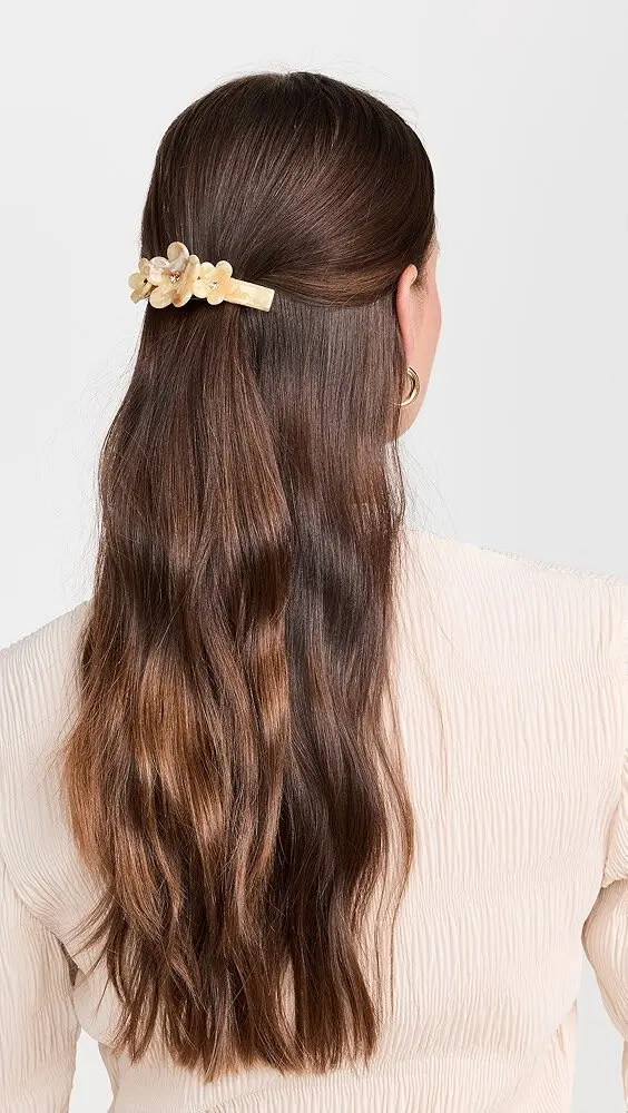Emi Jay Ponytail Barrette - Chantilly Bloom | Editorialist display picture 1