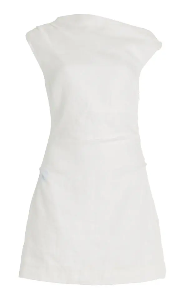 Sir. Tamara Linen Mini Dress In Ivory - 70% Off | Editorialist