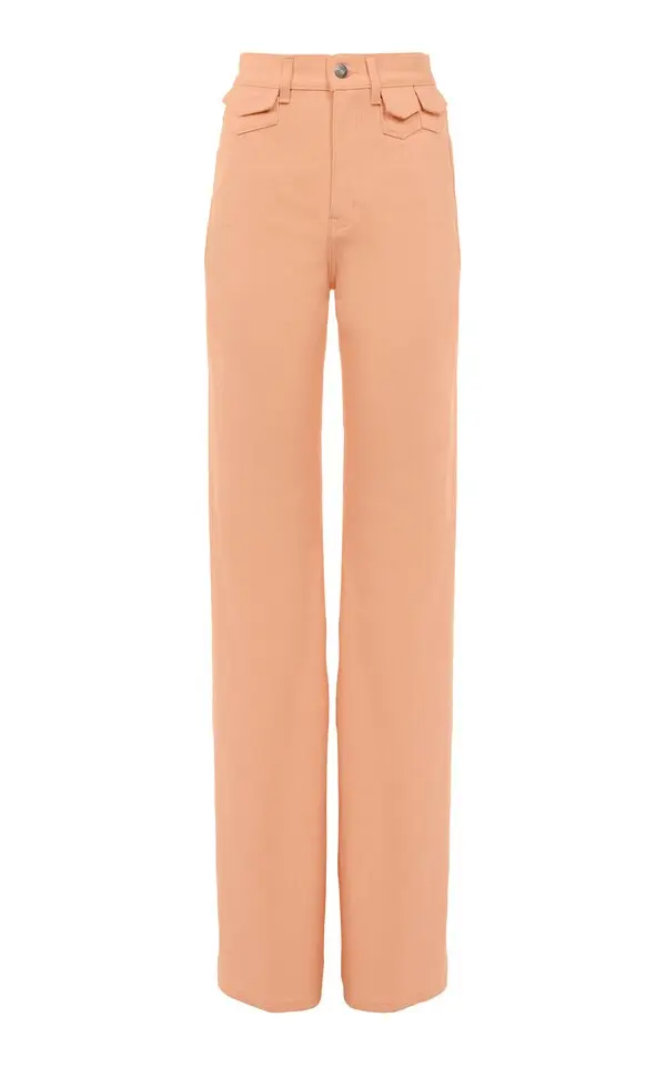 Chloé Rigid High-rise Flared Jeans - Orange