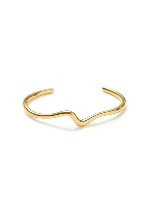 MISSOMA Molten Wave -plated Bracelet - Gold