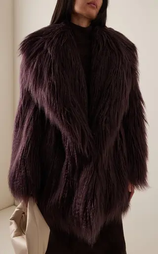 THE FRANKIE SHOP - Miley Faux Fur Coat