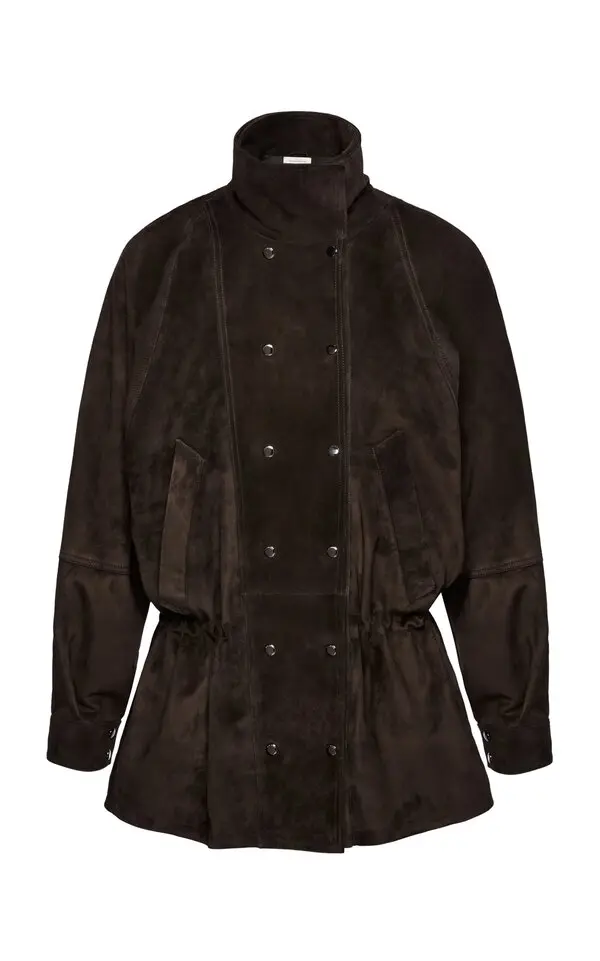 Magda Butrym Oversized Leather Jacket