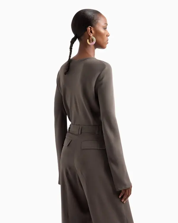 Giorgio Armani Blouse In Triple Silk Georgette