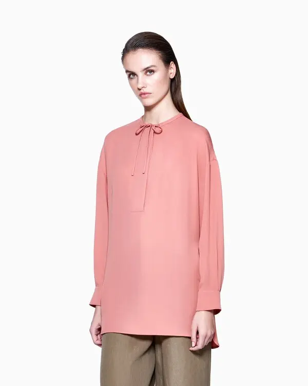 Giorgio Armani Blouse In Triple Silk Georgette