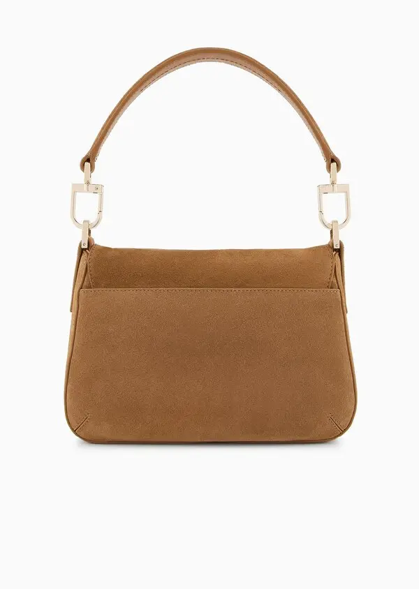 Giorgio Armani La Prima Soft Suede Handbag