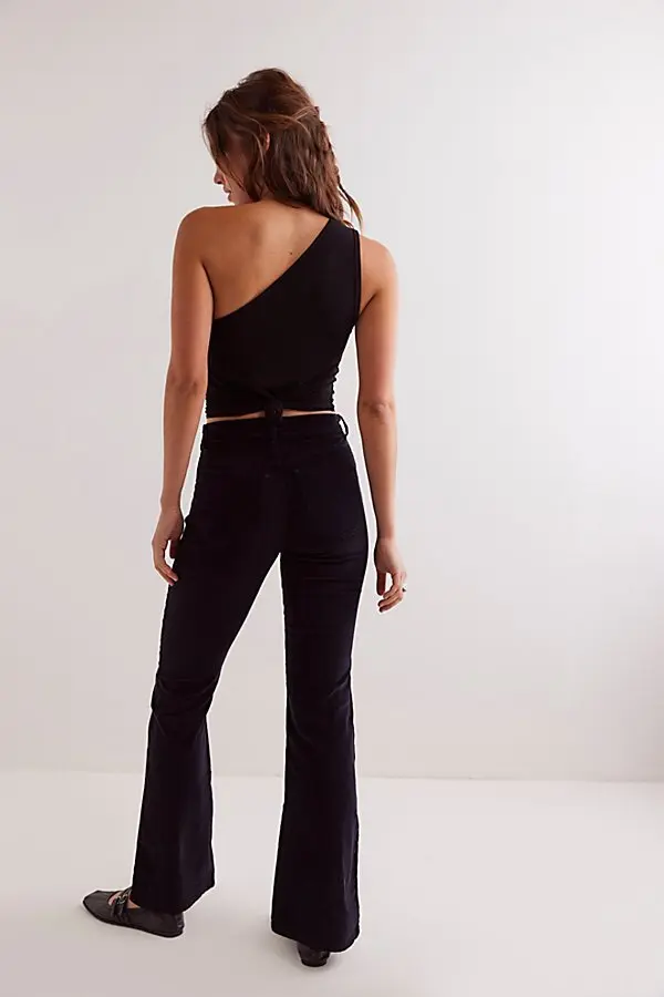 Free People Crvy Karma Cord Flare Jeans