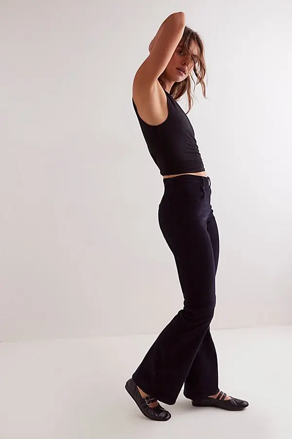 Free People Crvy Karma Cord Flare Jeans