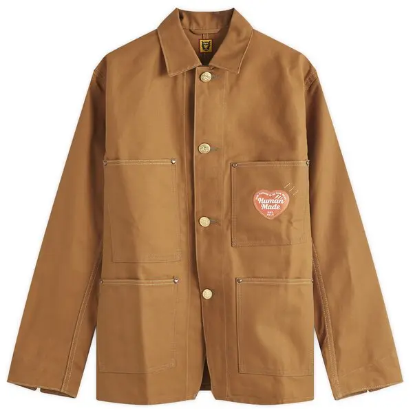 Human Made Duck Coverall Jacket In Brown - 34% Off | Editorialist