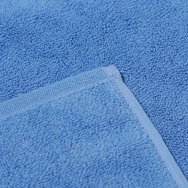 TEKLA Organic Terry Bath Mat - Clear Blue