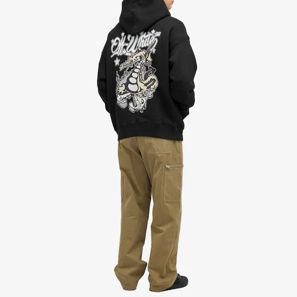 Off-White Dragon Skate Hoodie In Black - 45% Off | Editorialist