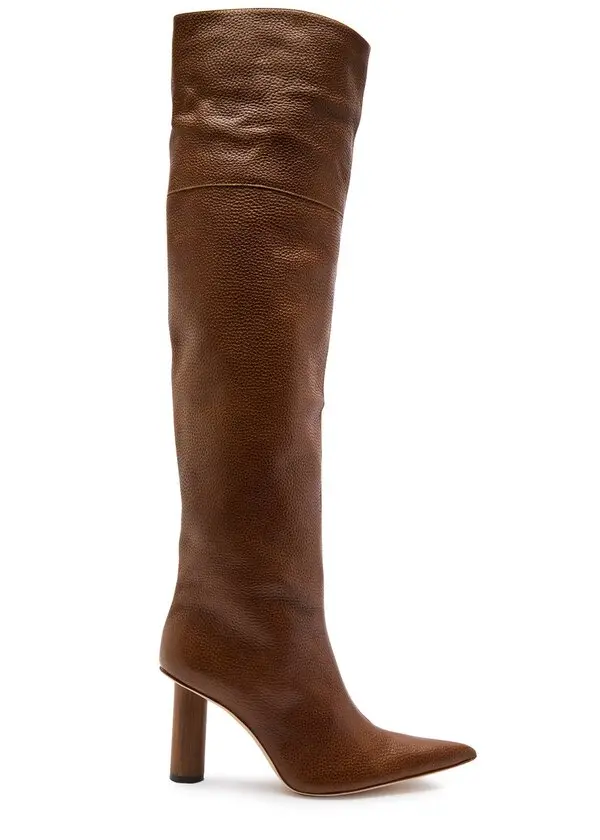 A.W.A.K.E. Mode Maya 90 Leather Over-the-knee Boots