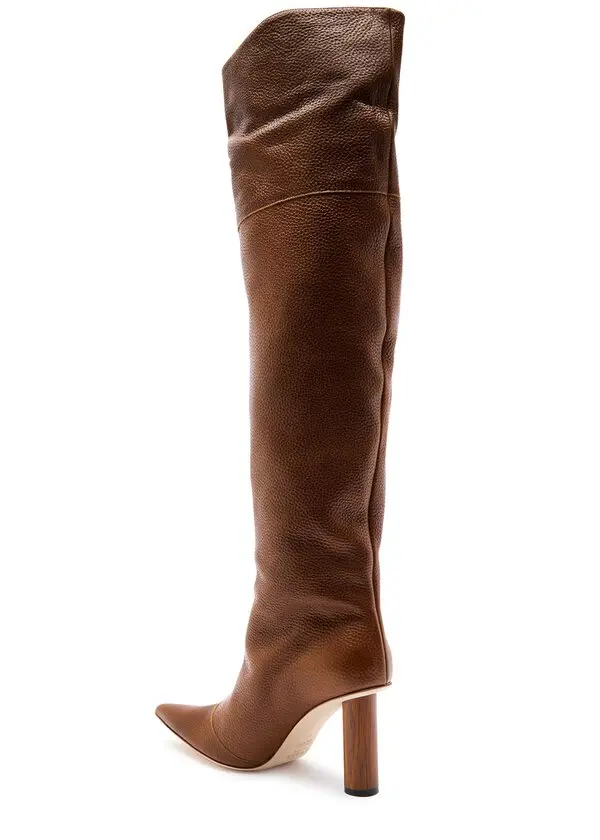 A.W.A.K.E. Mode Maya 90 Leather Over-the-knee Boots