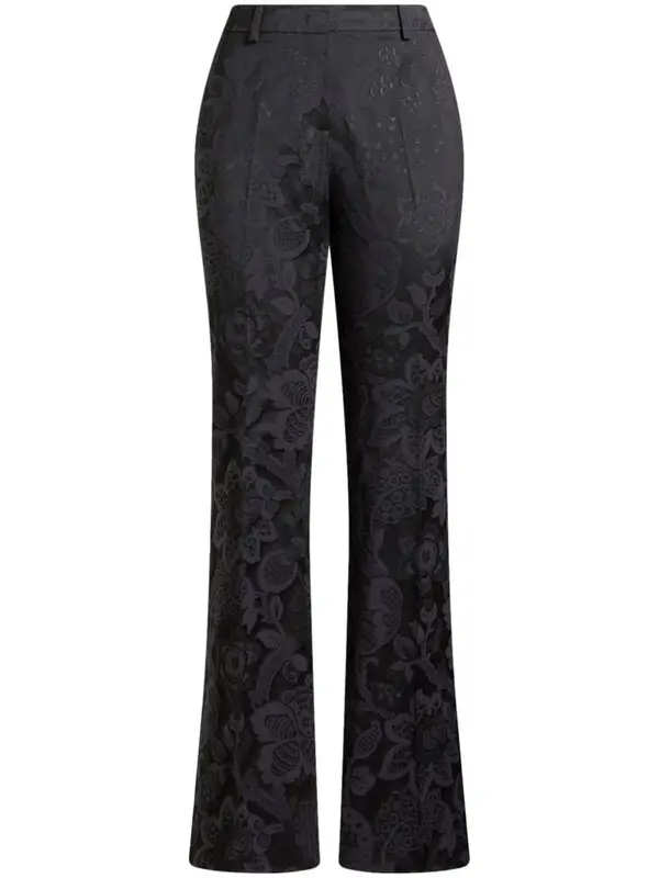 Etro Tonal-design Jacquard Trousers