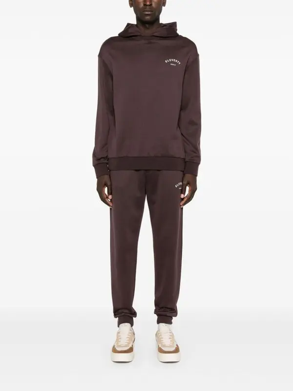 Eleventy Logo-print Hoodie