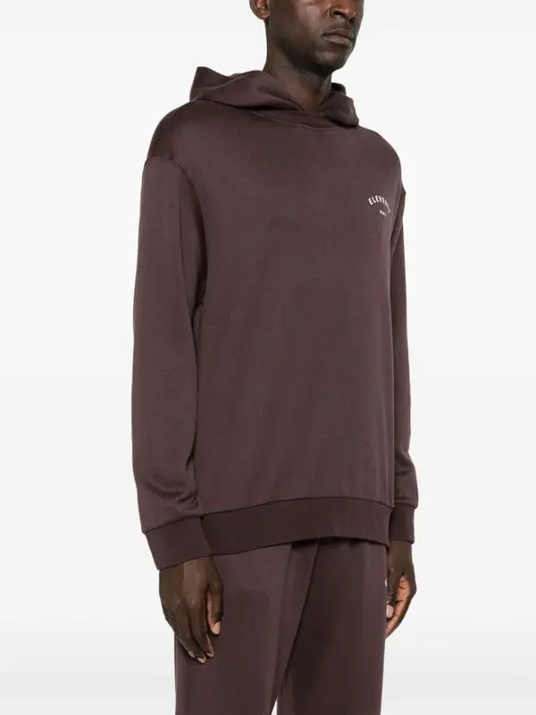 Eleventy Logo-print Hoodie