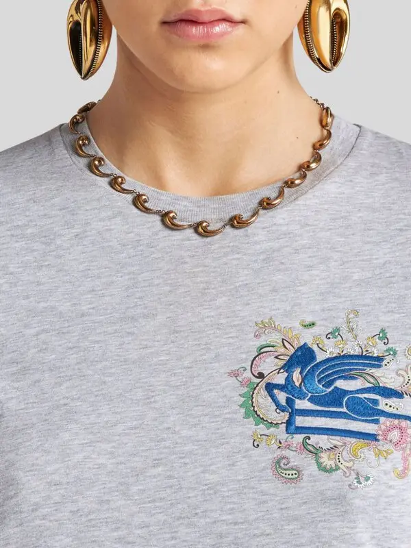 Etro Micro Paisley Chain Necklace
