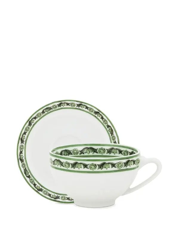 Dolce & Gabbana Maiolica-trim Expresso Cups
