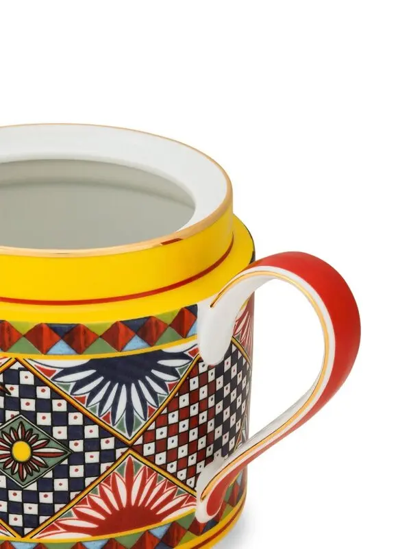 Dolce & Gabbana Carretto Siciliano-print Teapot
