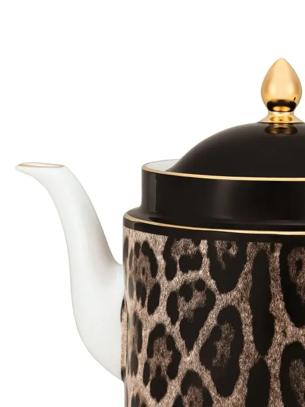 Dolce & Gabbana Leopard-print Teapot