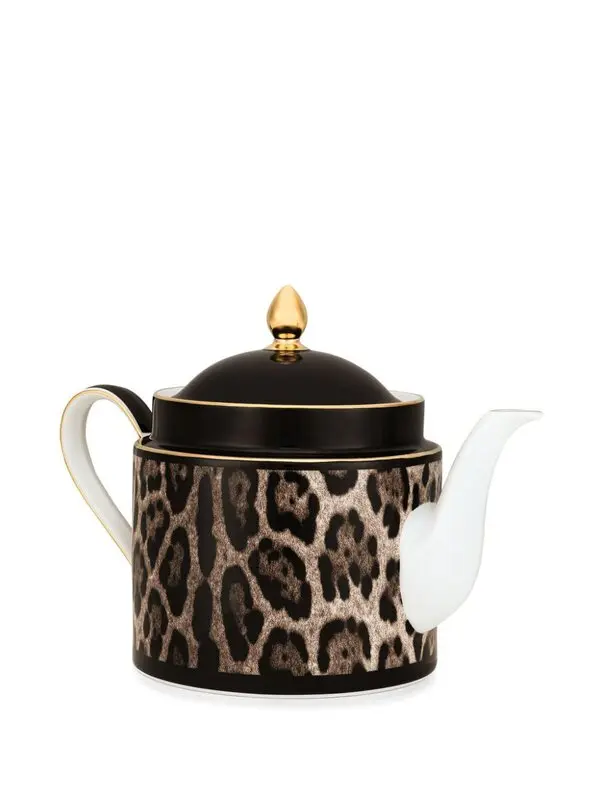 Dolce & Gabbana Leopard-print Teapot