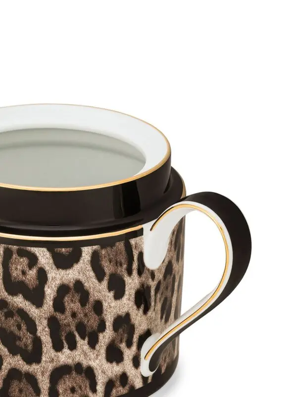 Dolce & Gabbana Leopard-print Teapot