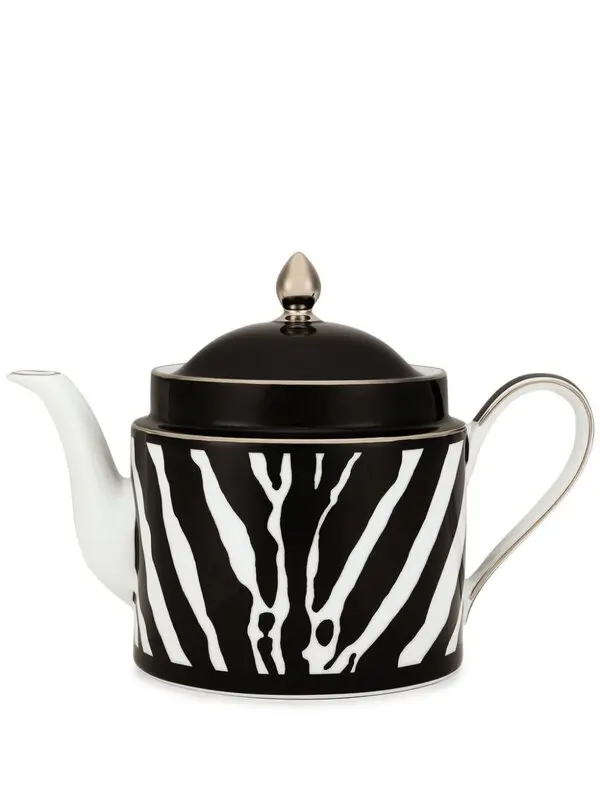 Dolce & Gabbana Zebra-print Teapot - Black