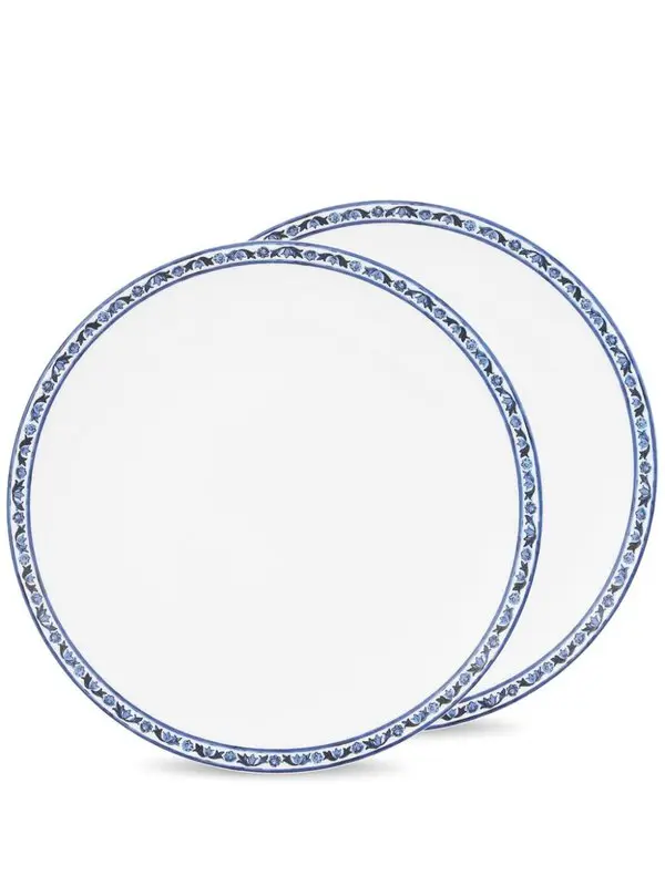 Dolce & Gabbana Mediterraneo-trim Plates - White