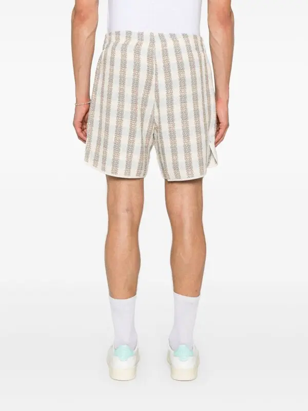 BLUE SKY INN Checked Bouclé Shorts
