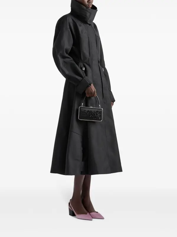 Prada Embroidered Satin Clutch
