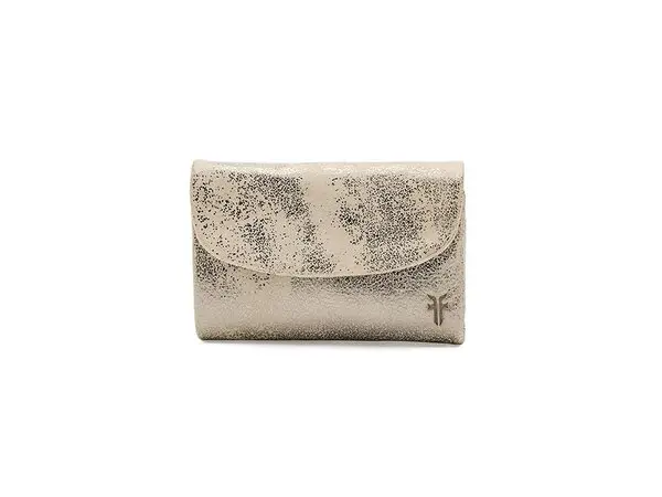 THE FRYE COMPANY Nora Knotted Small Wallet Wallet Handbags Light Sky - Bone