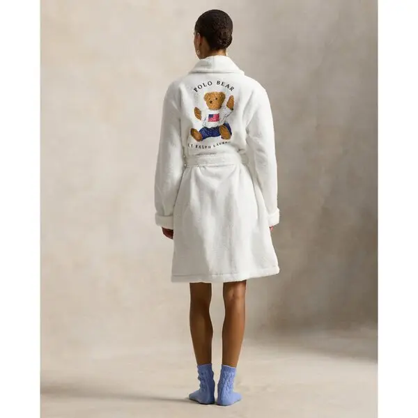 Ralph Lauren Polo Bear Cotton Terry Robe