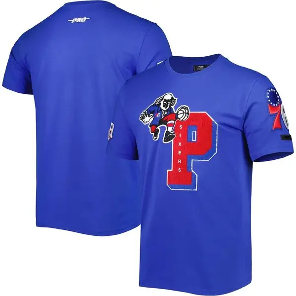 PRO STANDARD Philadelphia 76ers Mash Up Capsule T-shirt - Royal