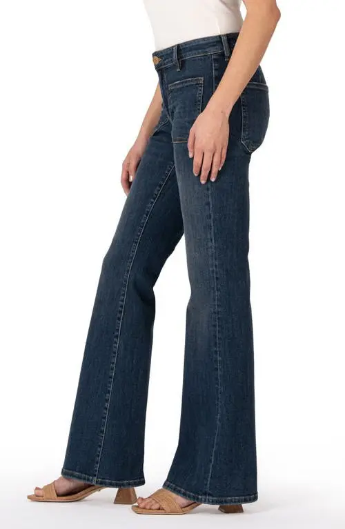 Kut From The Kloth Ana Patch Pocket Flare Jeans