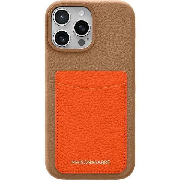 MAISON DE SABRE Card Phone Case - Manhattan Sandstone