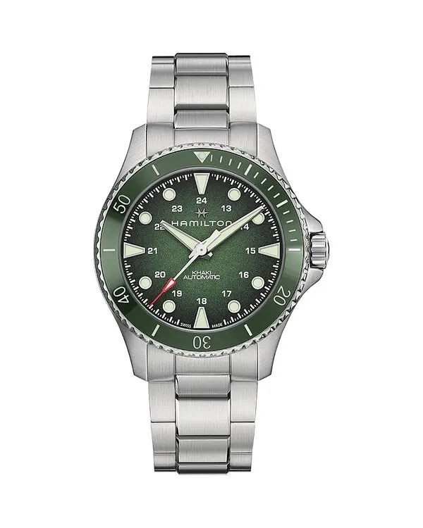 Hamilton Khaki Navy Scuba Watch - Green/silver