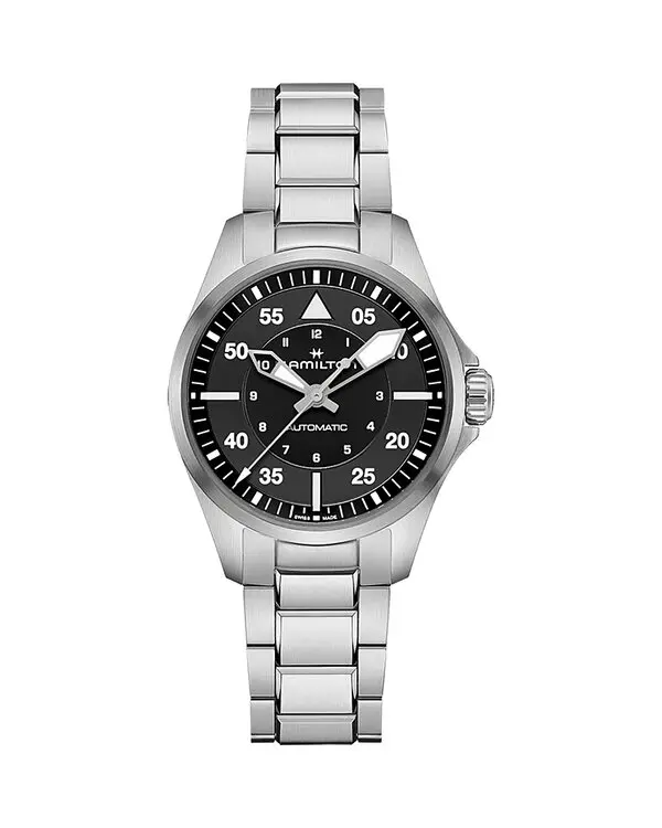 Hamilton Khaki Aviation Watch - Black/silver
