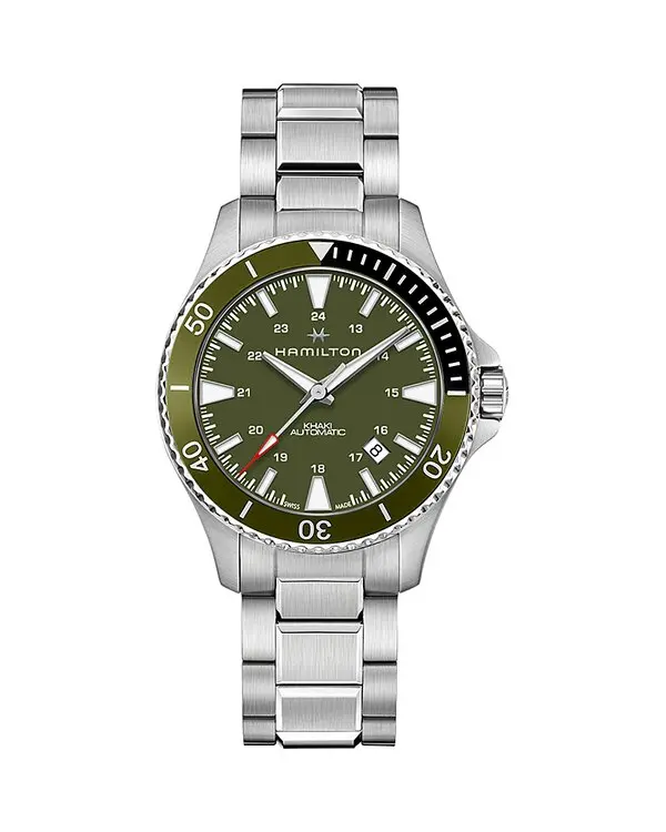 Hamilton Khaki Navy Scuba Watch, 40mm - Green/silver