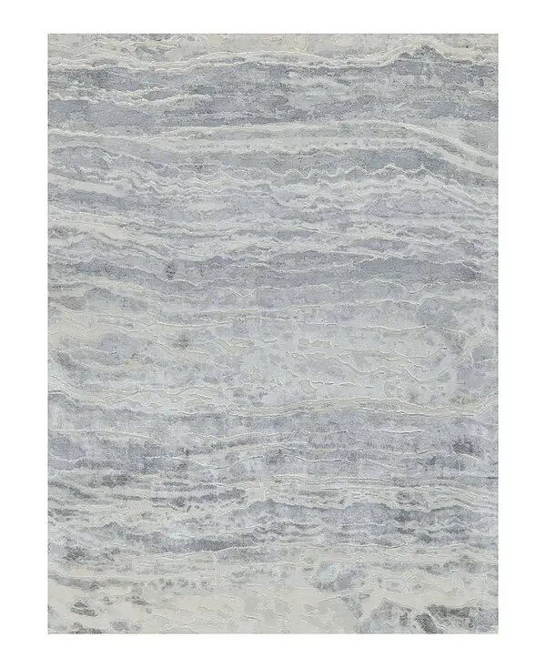 EXQUISITE RUGS Travertine 6804 Area Rug, 8' X 10 - Silver