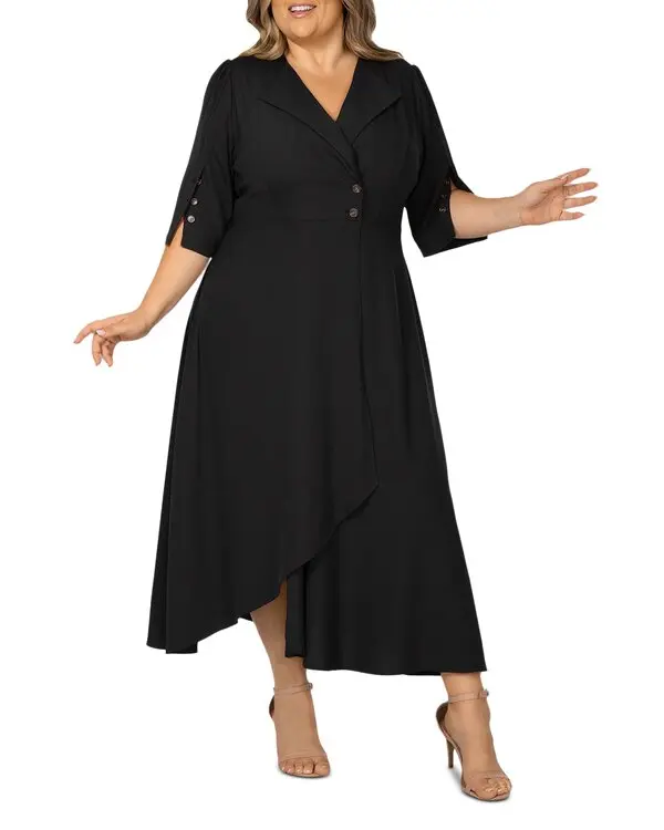 STANDARDS & PRACTICES Slit-sleeve Maxi Dress