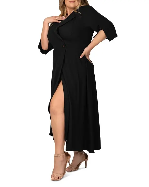STANDARDS & PRACTICES Slit-sleeve Maxi Dress