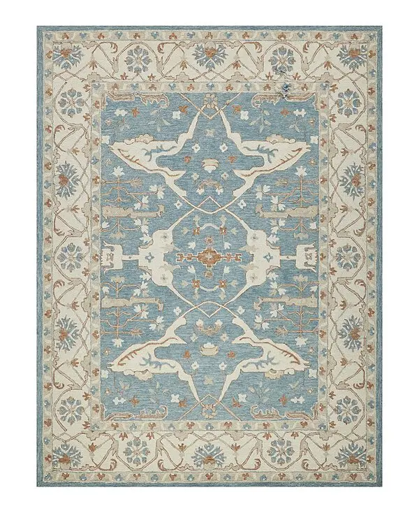 EXQUISITE RUGS Claremont Oushak 6831 Area Rug, 6' X 9 - Ivory/light