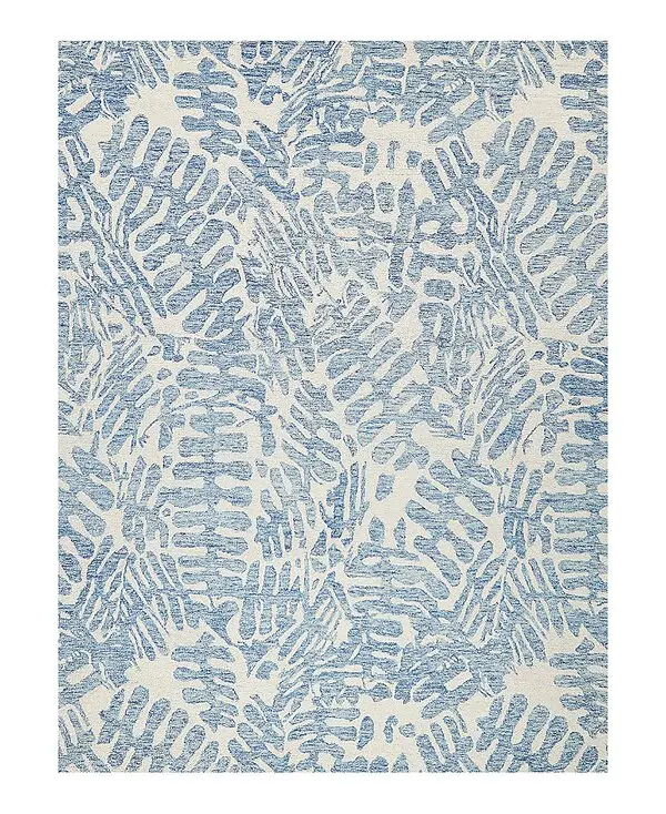 EXQUISITE RUGS Botanica 6811 Area Rug, 6' X 9 - Light Blue