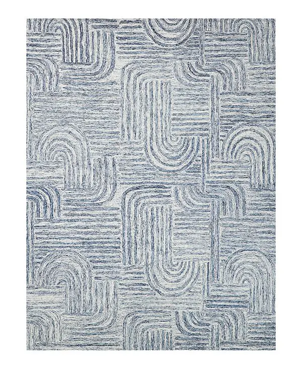 EXQUISITE RUGS Juno 6775 Area Rug, 6' X 9 - Blue/ivory