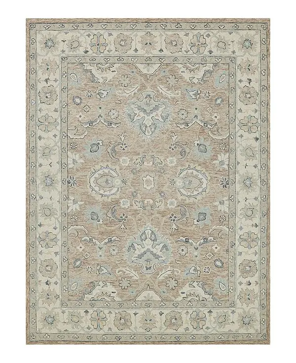 EXQUISITE RUGS Claremont Oushak 6795 Area Rug, 5' X 8 - Light/brown