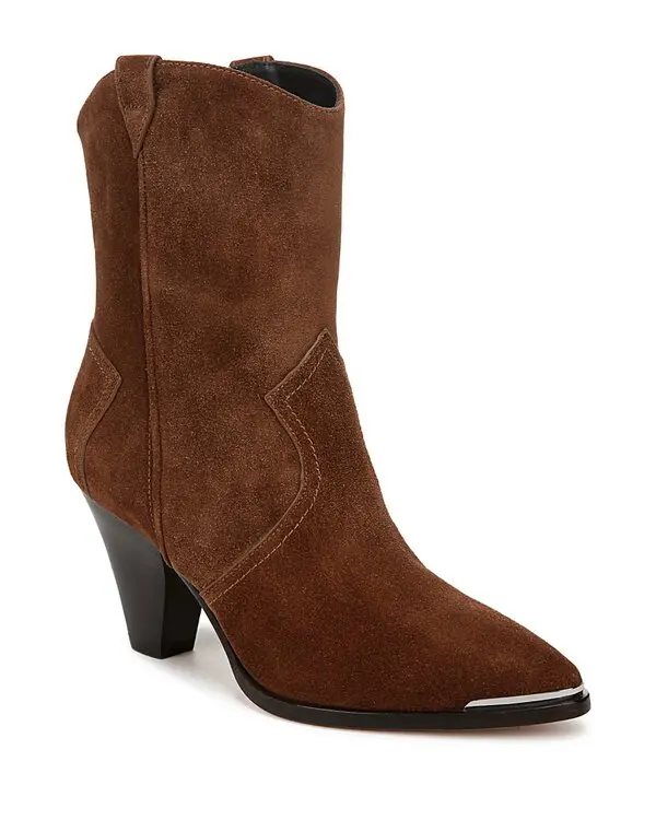 Veronica Beard Cody Ankle Boots - Cedar
