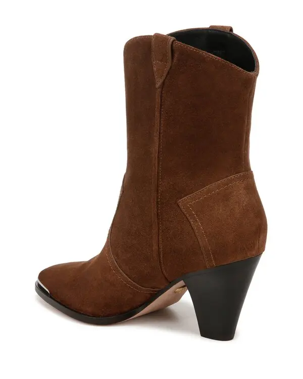Veronica Beard Cody Ankle Boots - Cedar