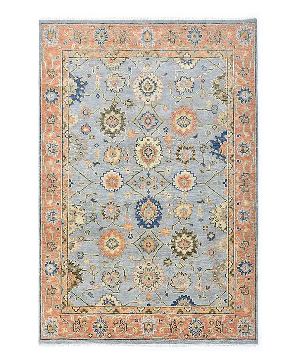 TIMELESS RUG DESIGNS Liza S3388 Area Rug, 3' X 5 - Light Gray
