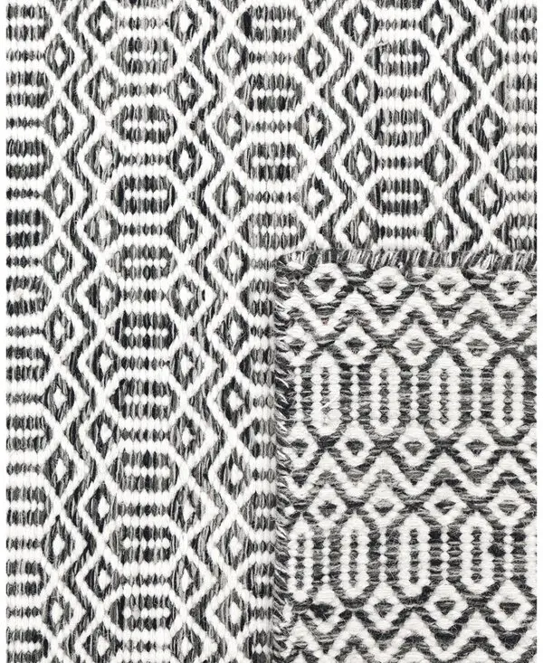 TIMELESS RUG DESIGNS Chatham S8018 Area Rug, 3' X 5 - Charcoal