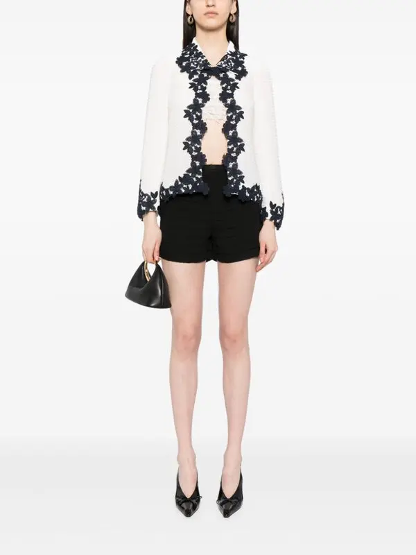 EDWARD ACHOUR PARIS Guipure-lace Tailored Jacket